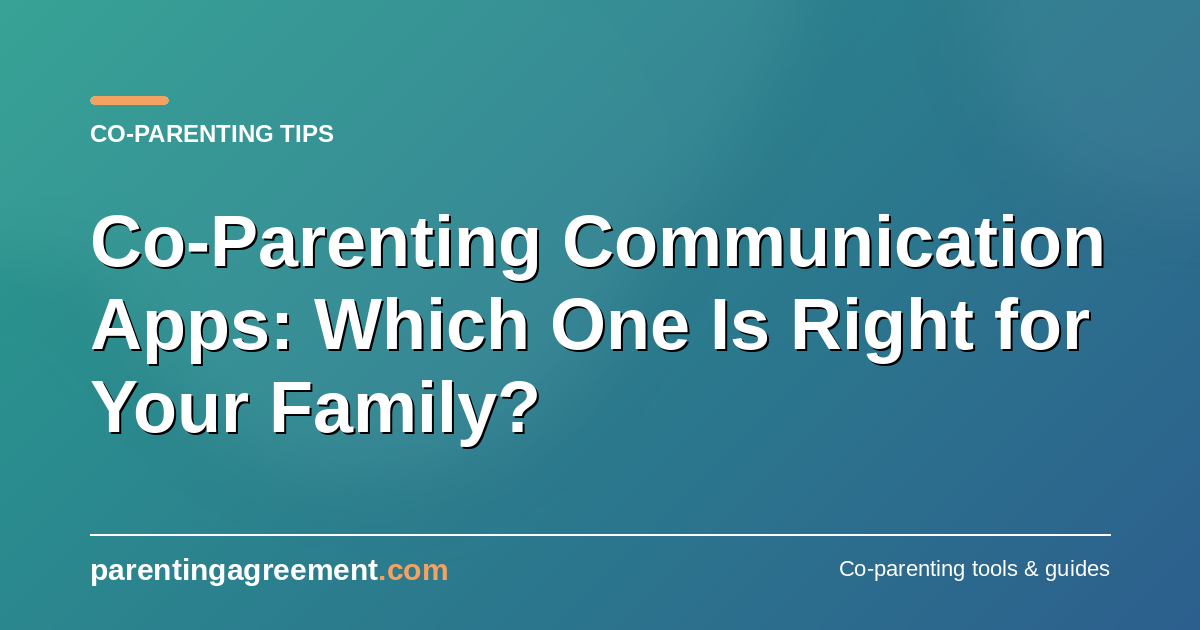 Best Co-Parenting Communication Apps 2026: OurFamilyWizard ...